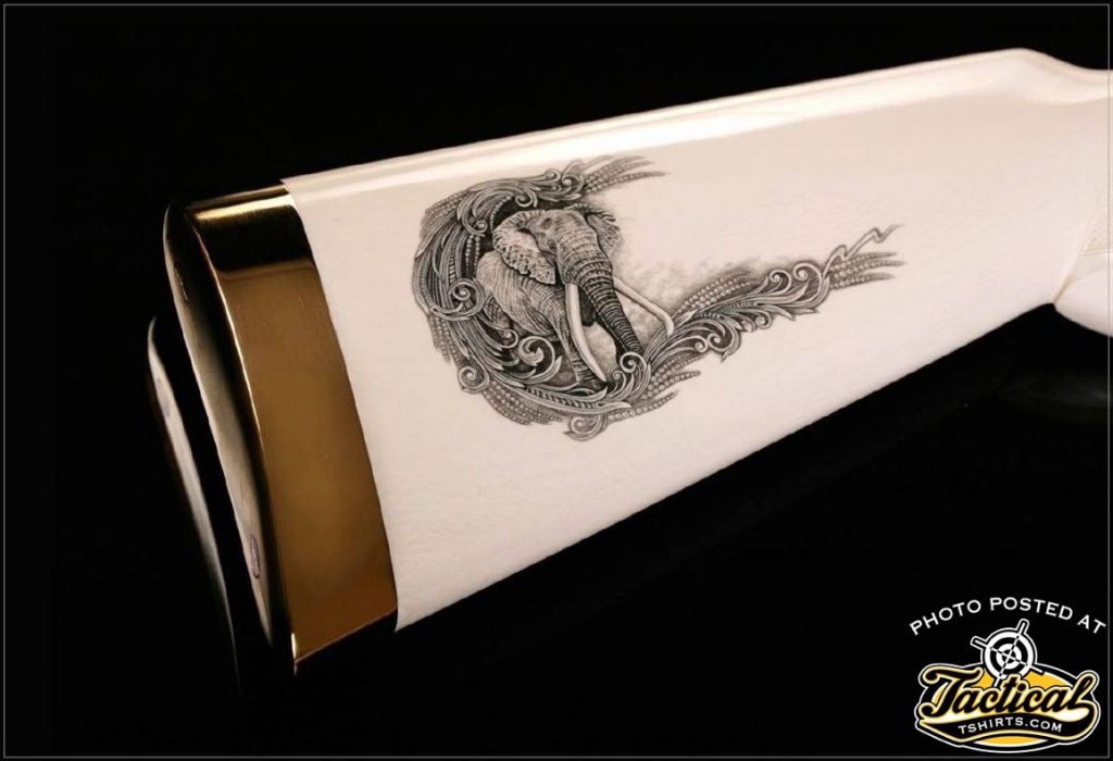Ivory Stocked Rifle - John1911.com Gun Blog