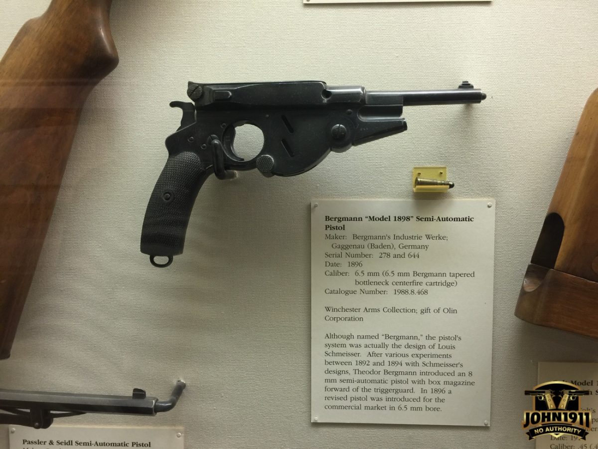 Bergmann Model 1898 - John1911.com Gun Blog