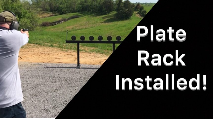 Falling Plate Rack Installed - John1911.com Gun Blog