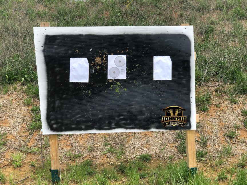 Painting Target Backer - John1911.com Gun Blog