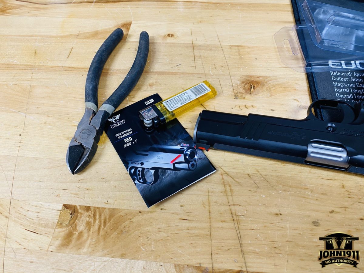 Fiber-Optic Front Sight Replacement - John1911.com Gun Blog