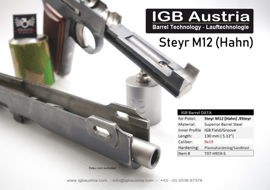 New Production Steyr-Hahn Barrels - John1911.com Gun Blog
