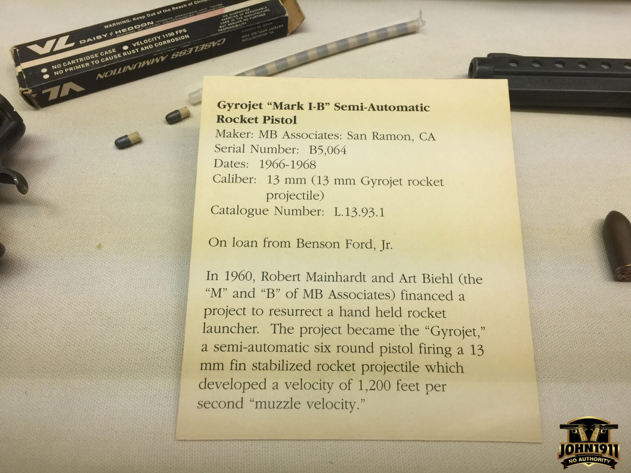GyroJet Pistol - John1911.com Gun Blog