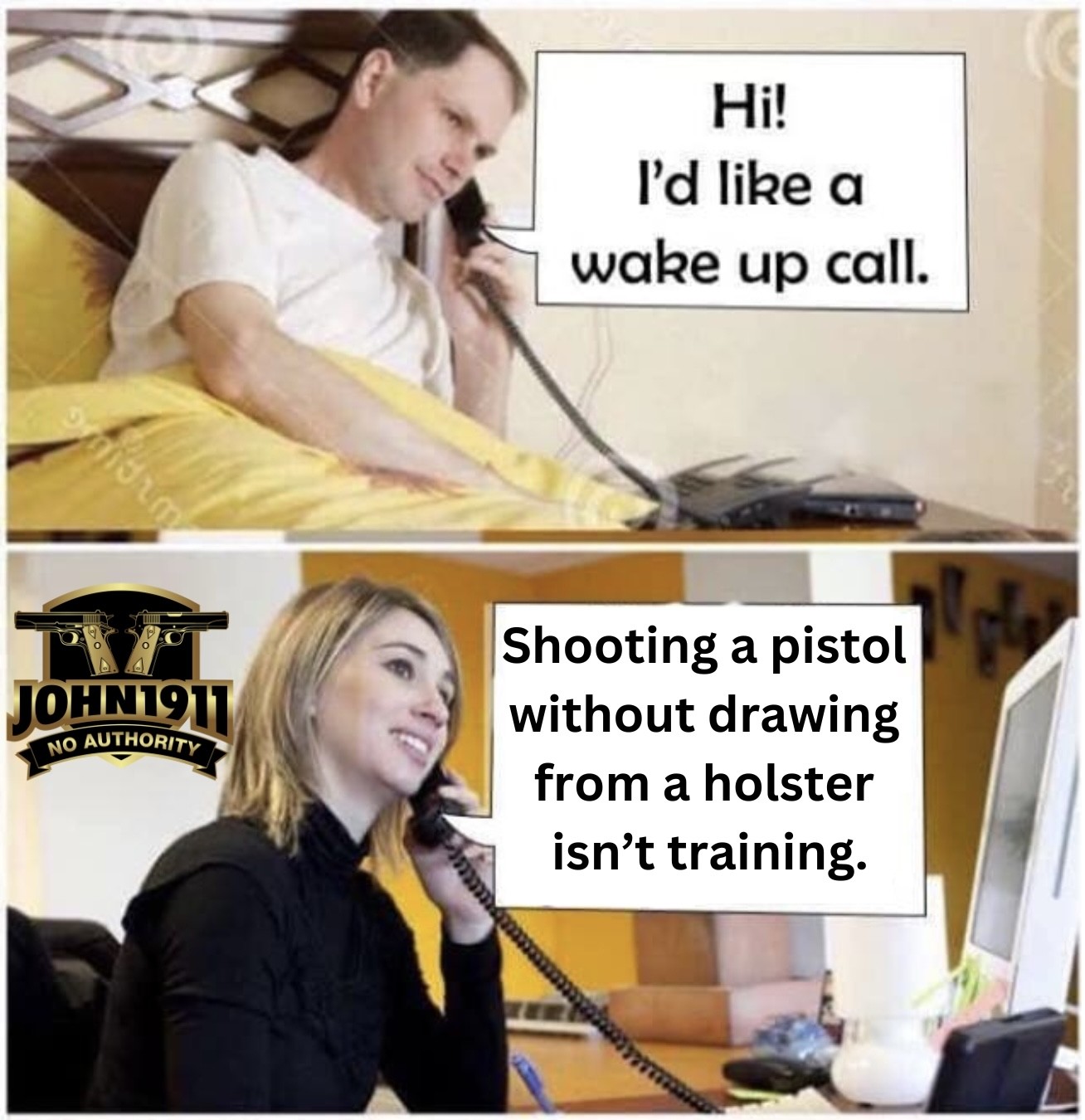MEME - Shooting Isn’t Training - John1911.com Gun Blog